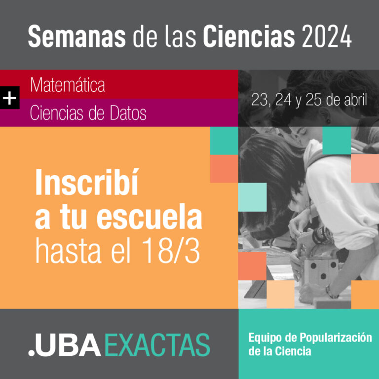Semana de la Matemática y de las Ciencias de Datos 2024 : Equipo de ...